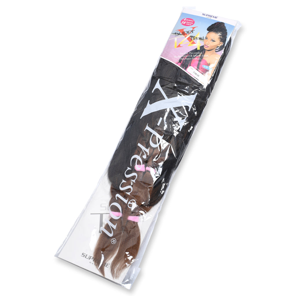 Super X TZ4 Braid (4 Bundles/Pack) - Supreme Collection - Synthetic Br ...